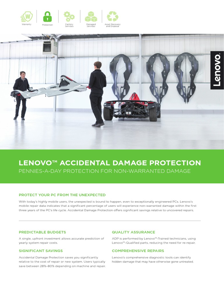 Lenovo™ Accidental Damage Protection | PDF | Personal Computers | Lenovo