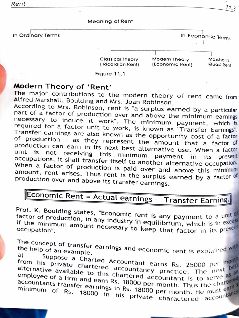 ECONOMIC RENT Detail | PDF | Elasticity (Economics) | Supply (Economics)