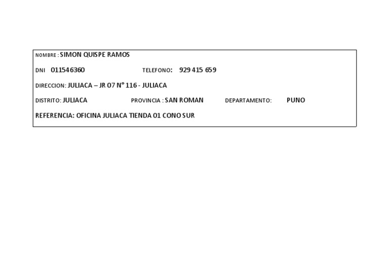 Plantilla de Olva | PDF