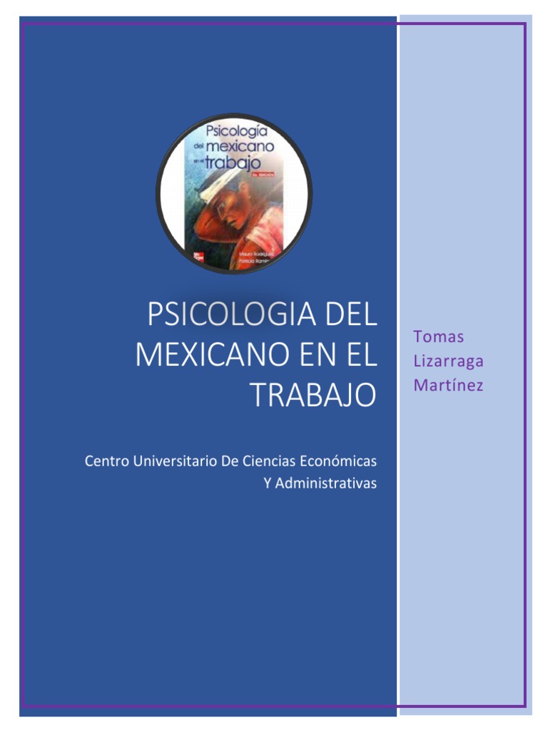 psicología del mexicano en el trabajo_LizarragaTomas.pdf | PDF | México | Sicología