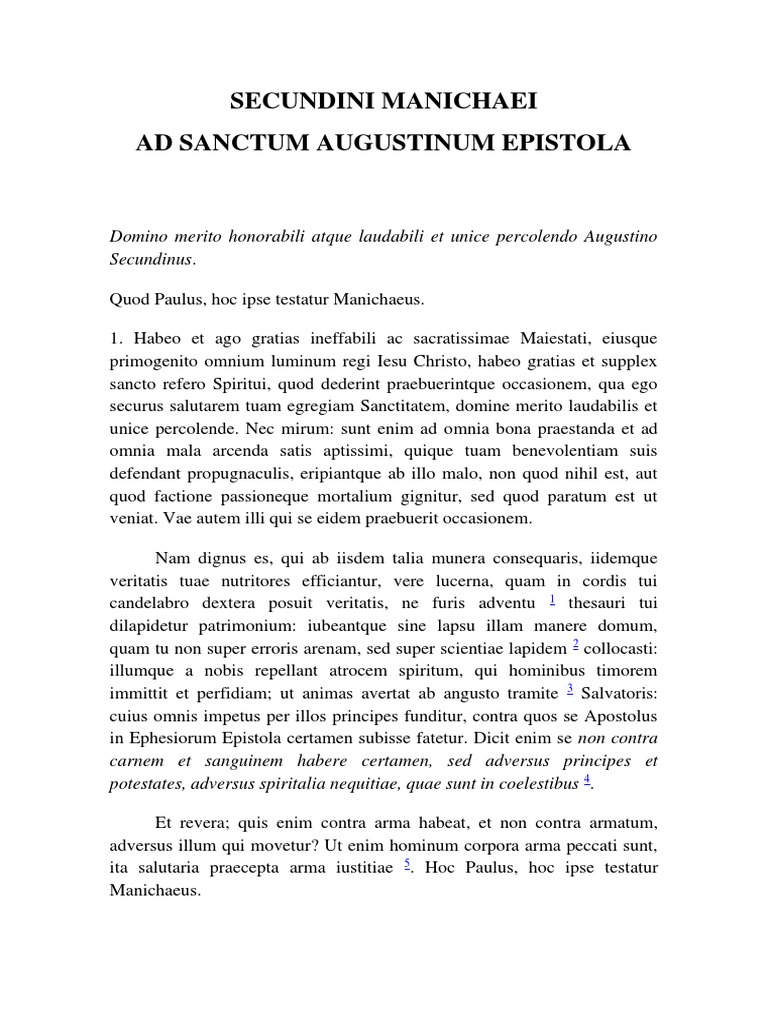 Augustini Viii PDF | PDF