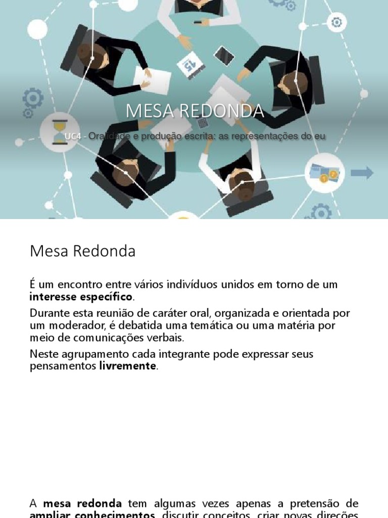 Mesa Redonda - UC4 3A PDF | PDF