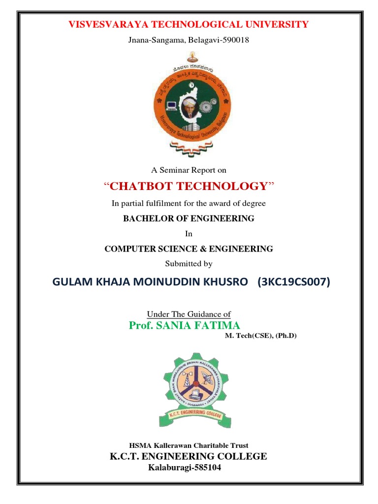 Chatbot Technology Pdf Pdf Information Computing