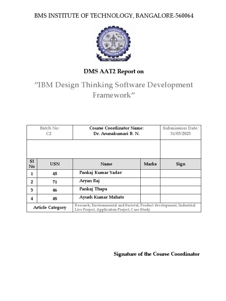 Idt Report | PDF