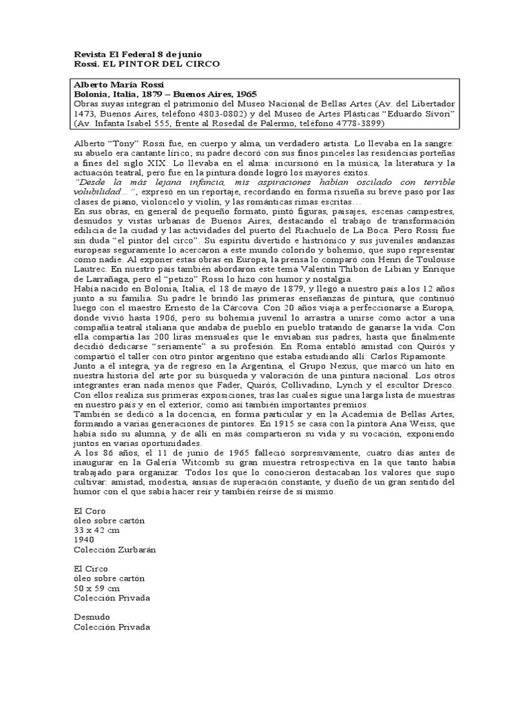 95 Rossi | PDF | Clásicos