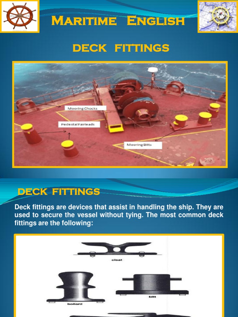 Overview of Ship Deck Fittings | PDF | Home & Garden | Art