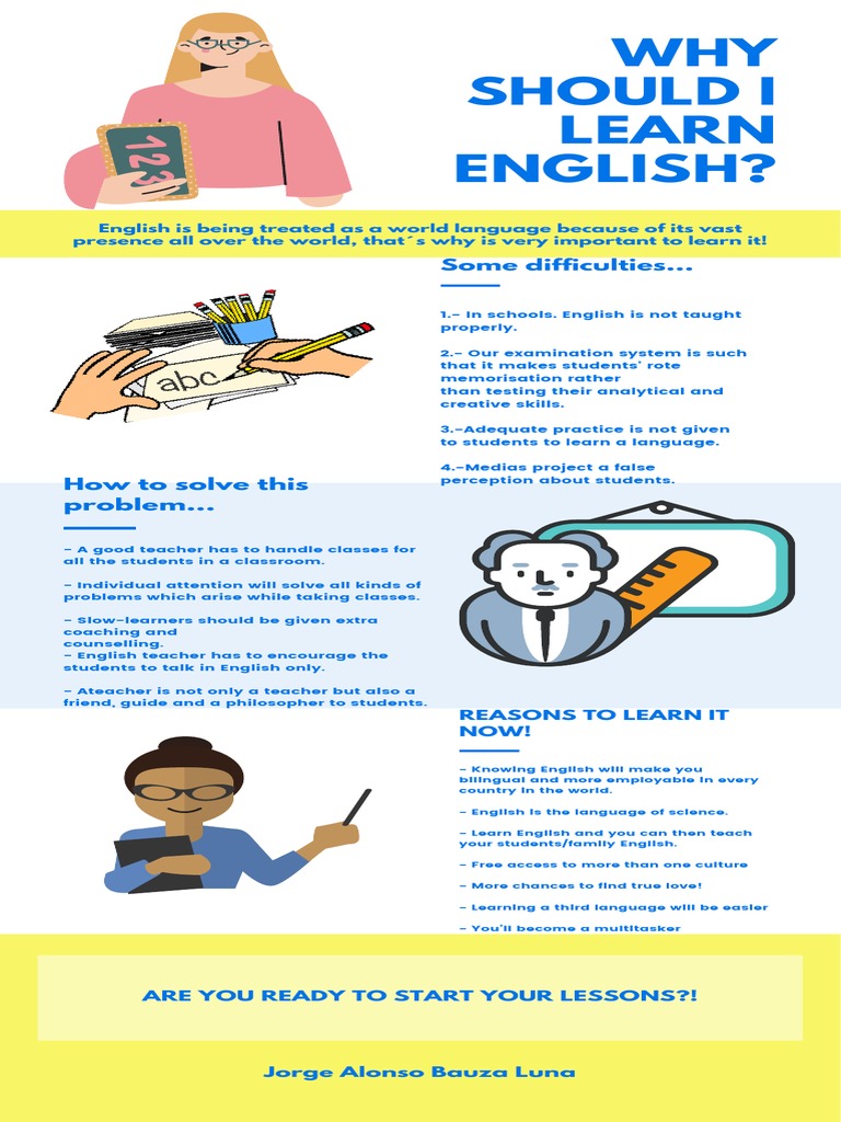 Why Should I Learn English PDF | PDF | Career & Growth | Language Arts ...
