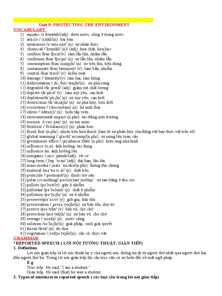 Review Units 9, 10 Grade 10 | PDF