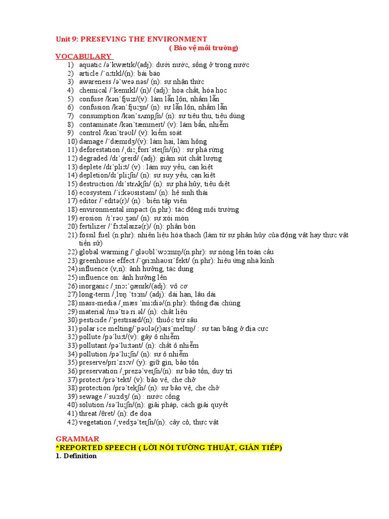 REVIEW UNITS 9, 10 GRADE 10 Key | PDF