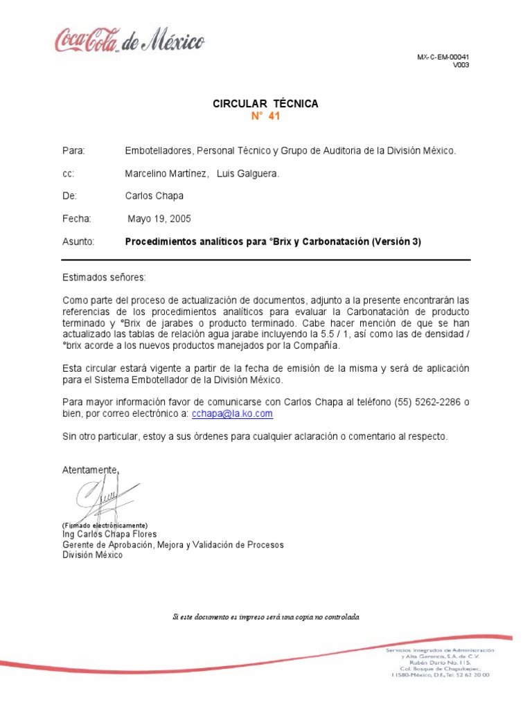 Tablas Densidad VS Brix PDF | PDF