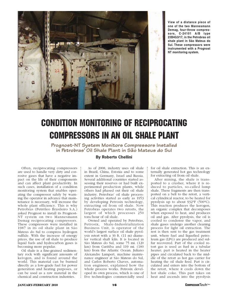 Monitoring Reciprocating Compressors | PDF Monitoring Reciprocating Compressors | PDF