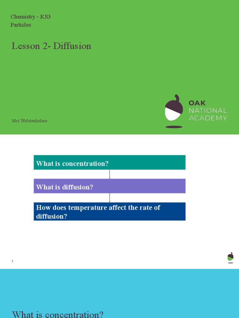 Diffusion Presentation Pdf