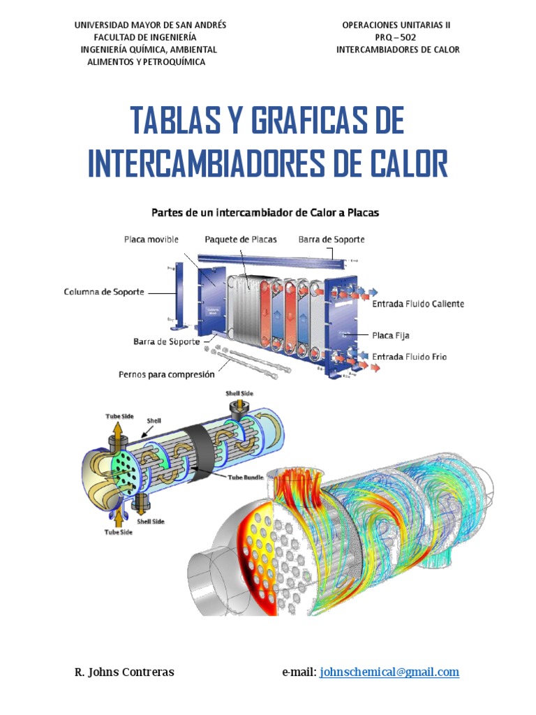 Tablas y Graficas Intercambiadores de Calor PDF | PDF | Tecnología e ingeniería