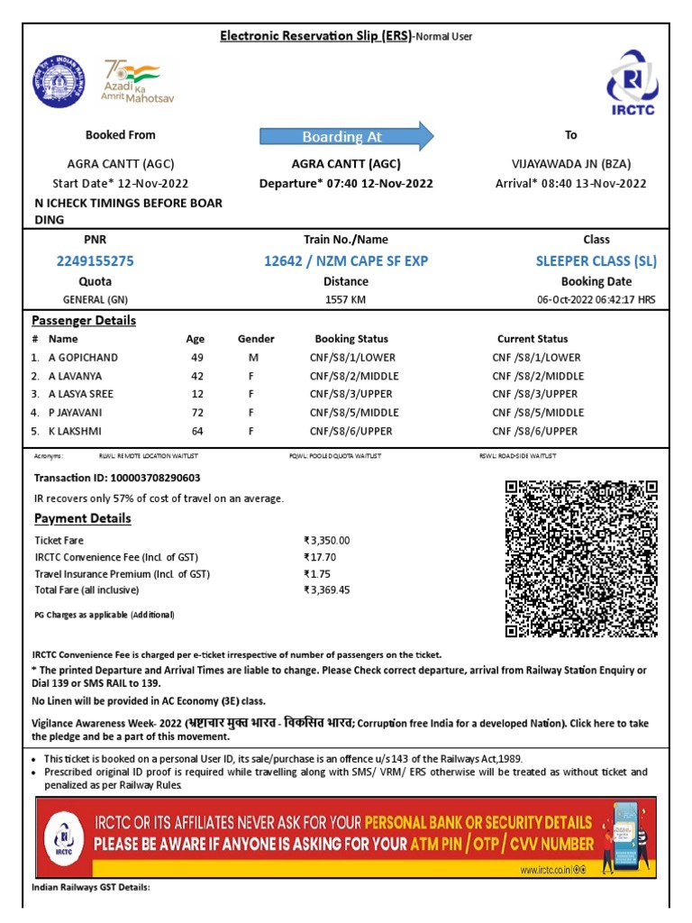 NZM Cape SF Exp Sleeper Class (SL) | PDF
