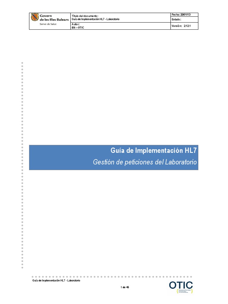 HL7 Lab PDF | PDF | Ciencia y matemáticas | Informática