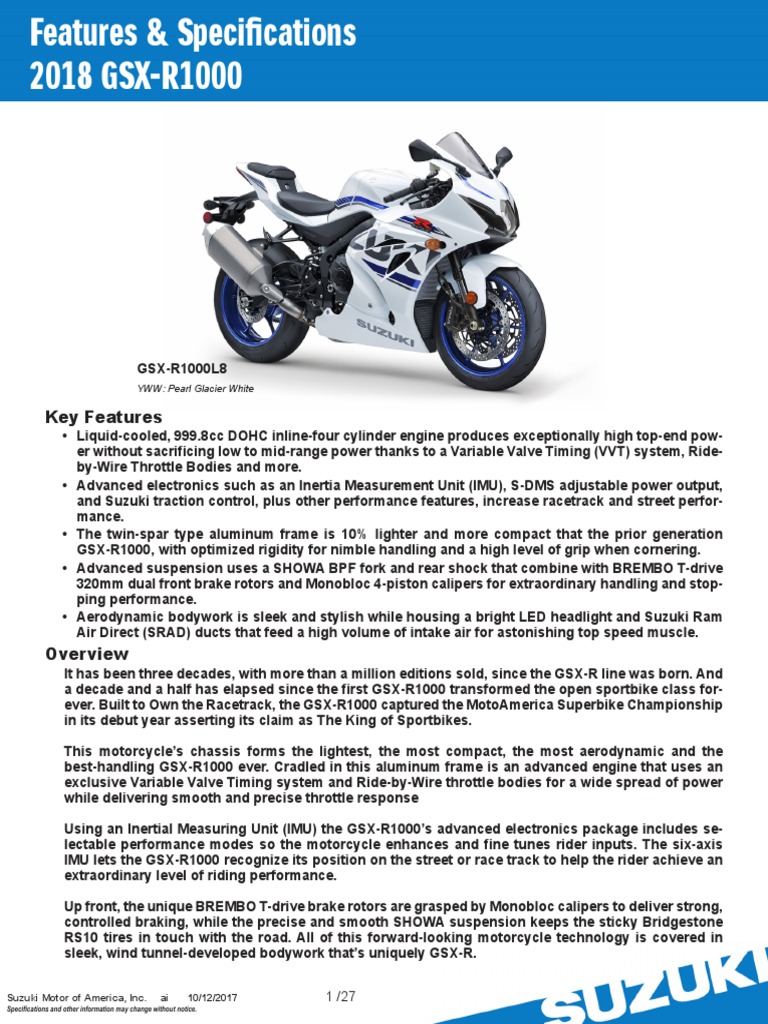 Fbs GSX r1000 - l8 PDF | PDF | Engines | Clutch