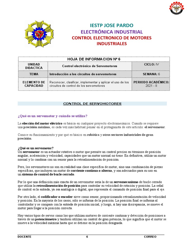 Sem 5 Hoja de Información | PDF