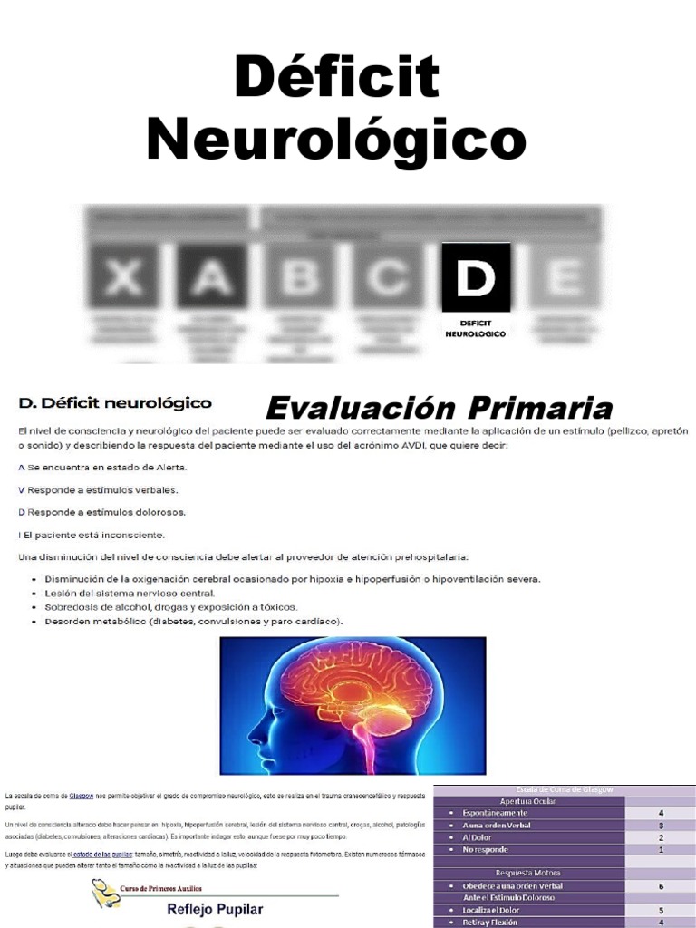 Déficit Neurológico D | PDF