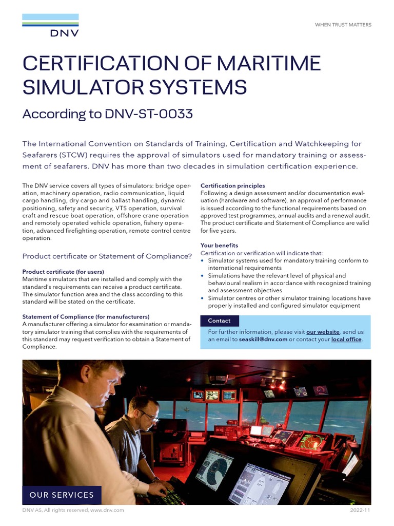 SeaSkill Simulator Systems | PDF