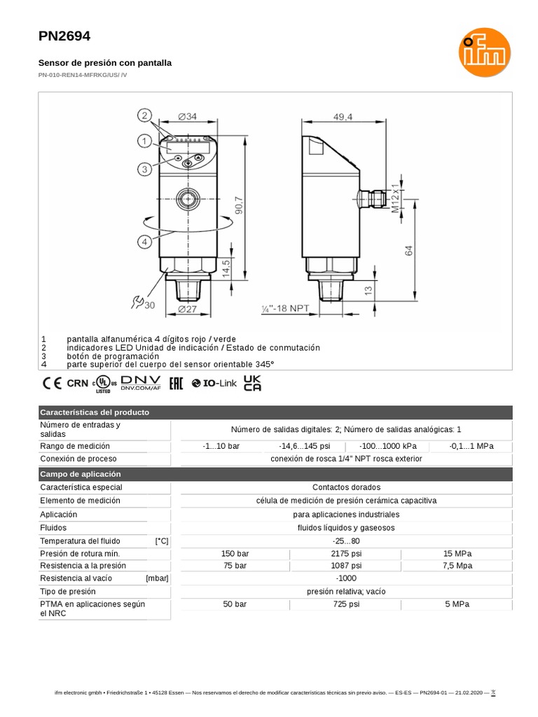 PN2694-01_ES-ES | PDF