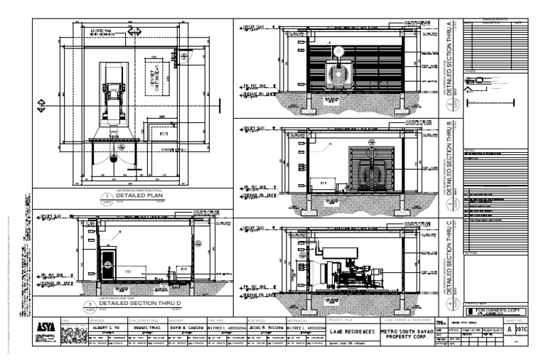207C Genset - Transformer Room Detail PDF | PDF | Computer Aided Design