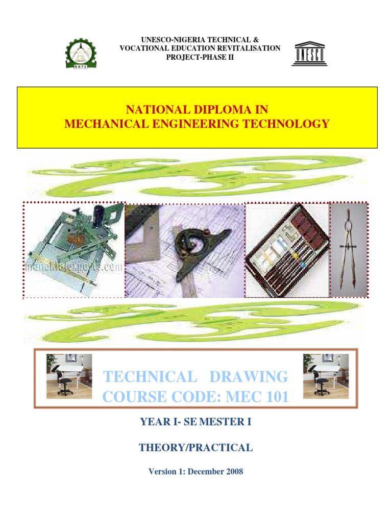 MEC 101 Technical Drawing (2) - 2-2 PDF | PDF
