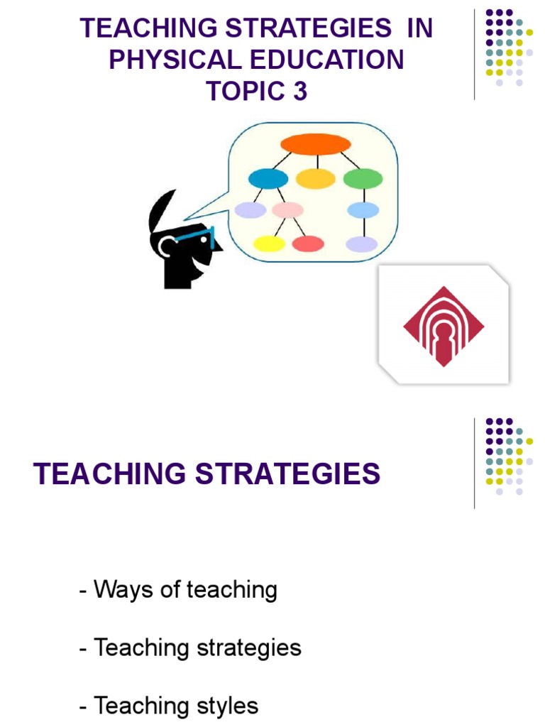 Topic 3 - Teaching Strategies in Physical Education | PDF Topic 3 - Teaching Strategies in Physical Education | PDF