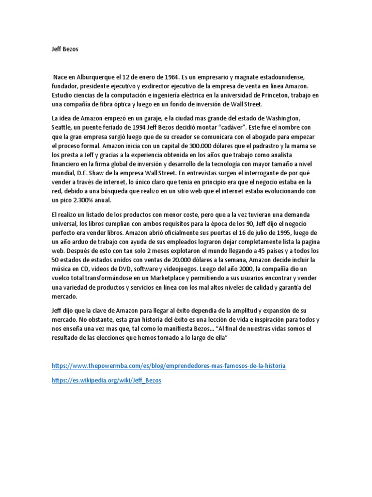 Jeff Bezos | PDF