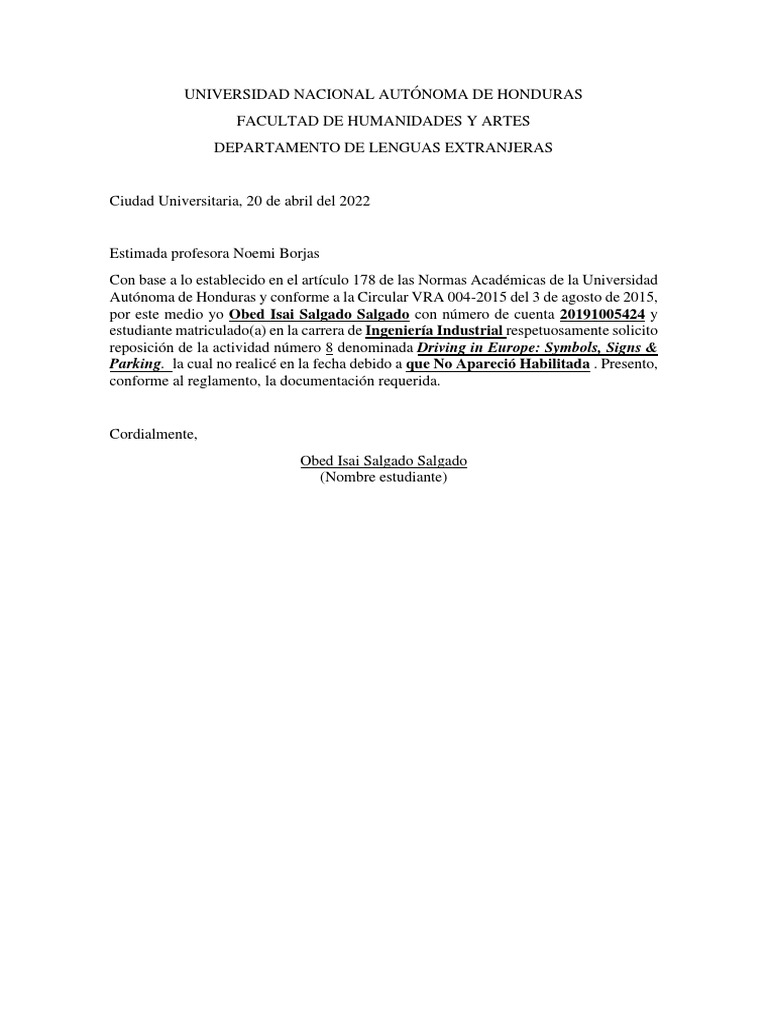 Solicitud de Reposición PDF | PDF