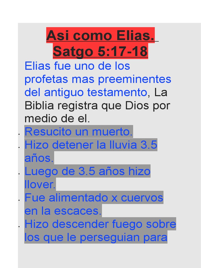 Asi Como Elias | PDF