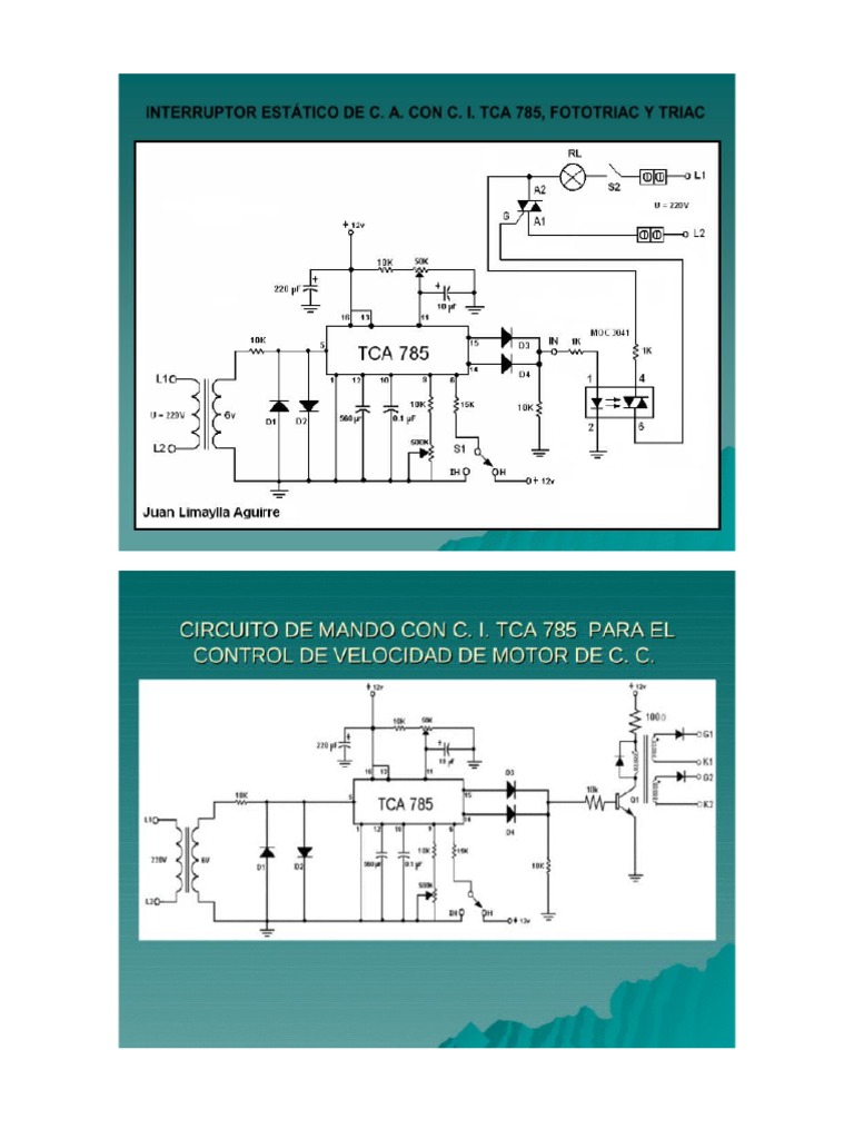 TCA785-ejemplos | PDF