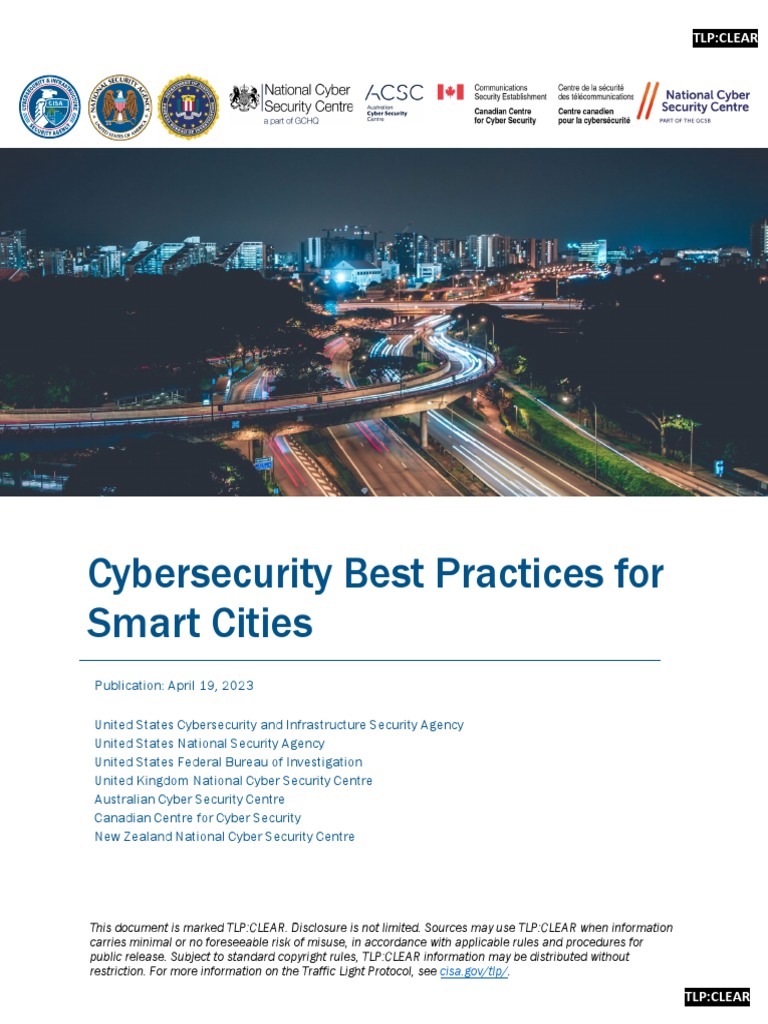 Cybersecurity Best Practices For Smart Cities - 508 | PDF | Security ... Cybersecurity Best Practices For Smart Cities - 508 | PDF | Security ...