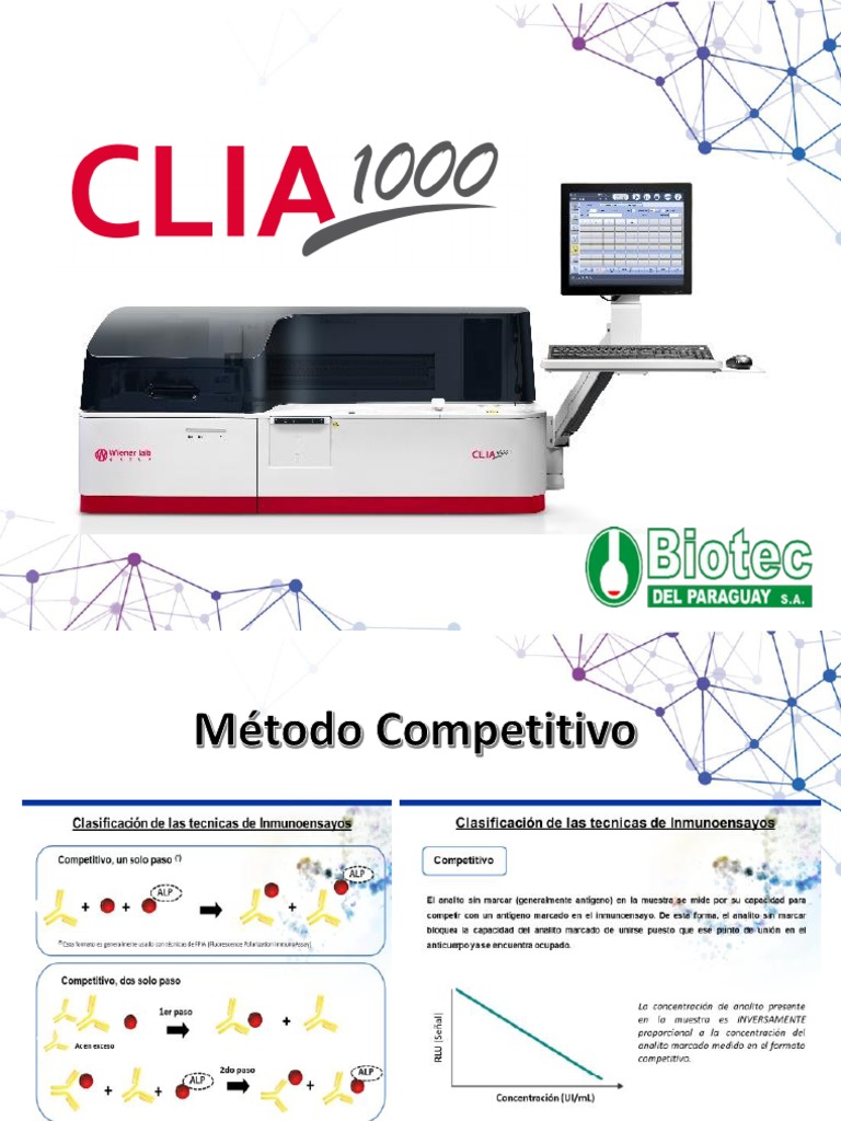 04 - Analizadores CLIA 1000 v.3 PDF | PDF | Ciencias fisicas | Química