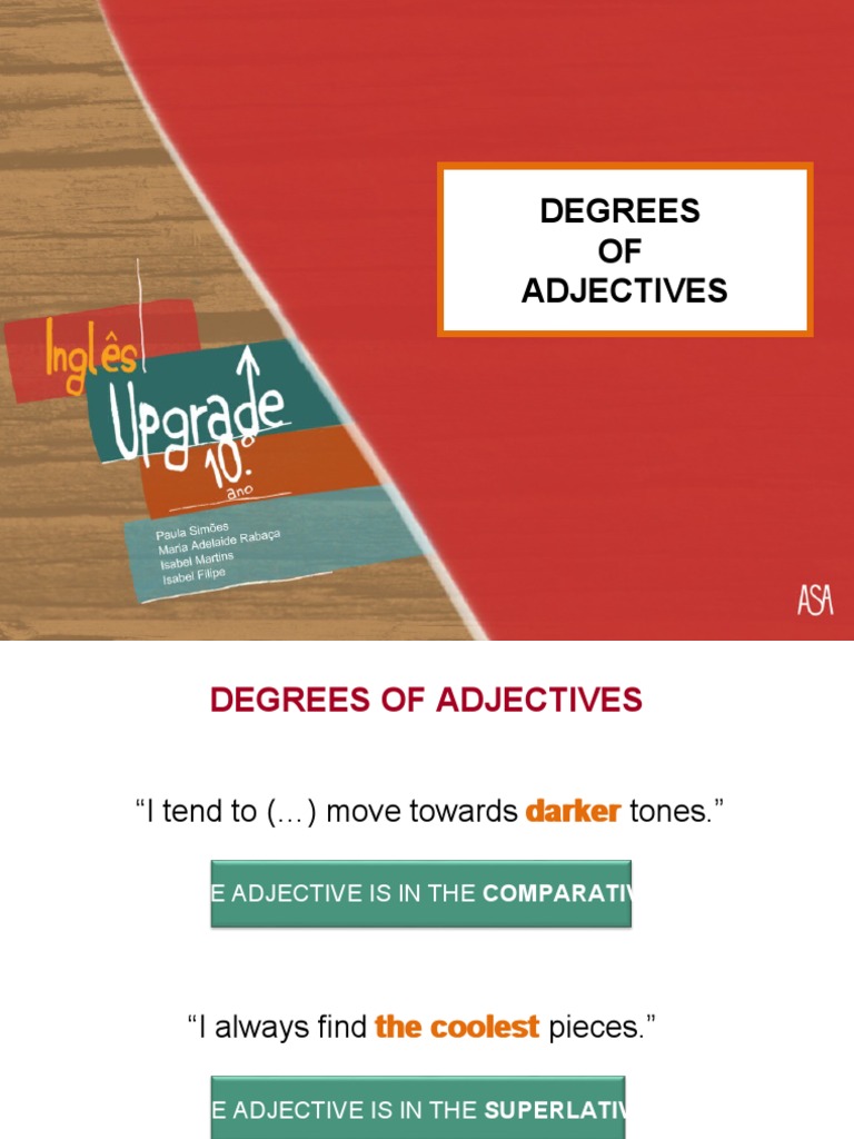 Degrees of Adjectives | PDF