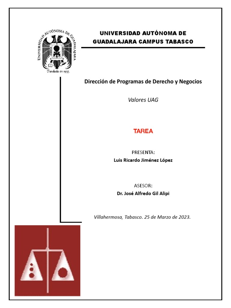 Valores UAG PDF | PDF