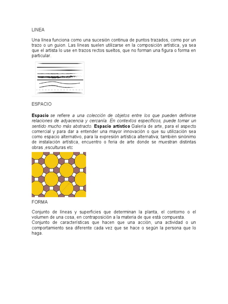 Espacio y Línea en Composición Artística | PDF | Arte | Clásicos