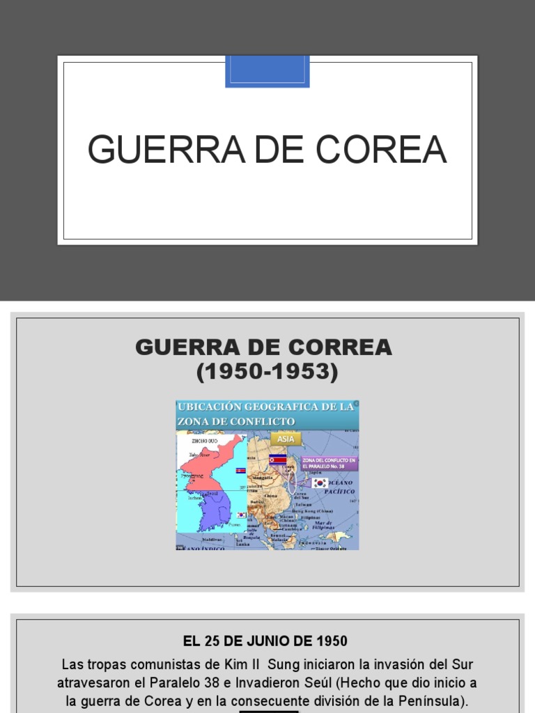 Causas y Desarrollo de la Guerra de Corea | PDF | Historia
