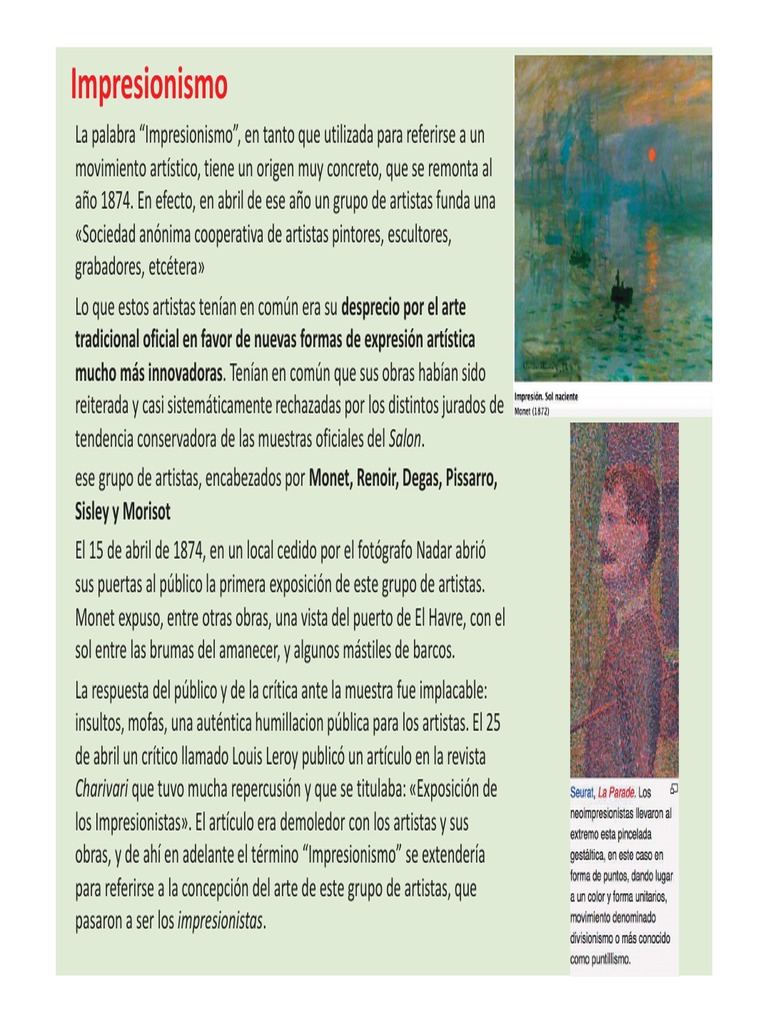 Impresionismo PDF | PDF