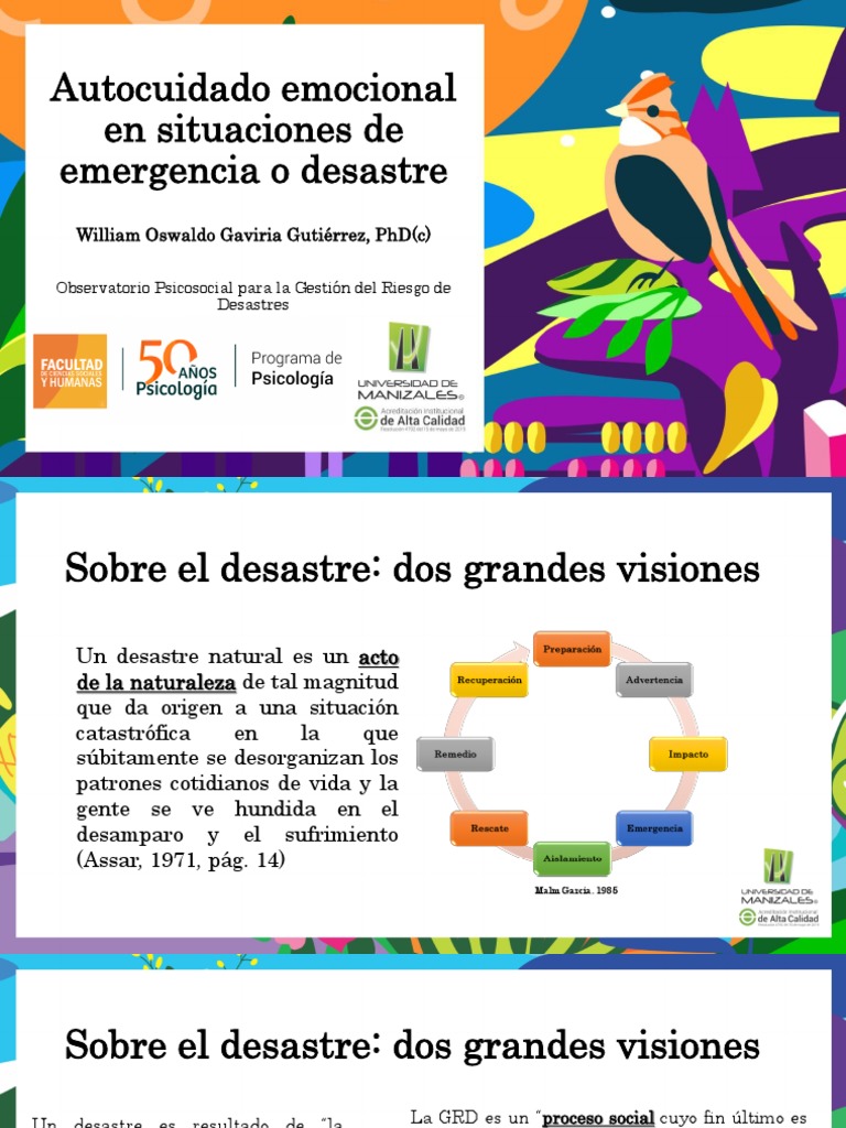 Autocuidado en Emergencias VNR PDF | PDF