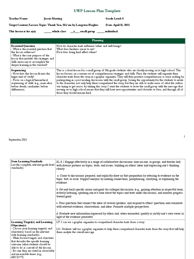 Comprehension Portfolio | PDF | Educational Assessment | Reading ...