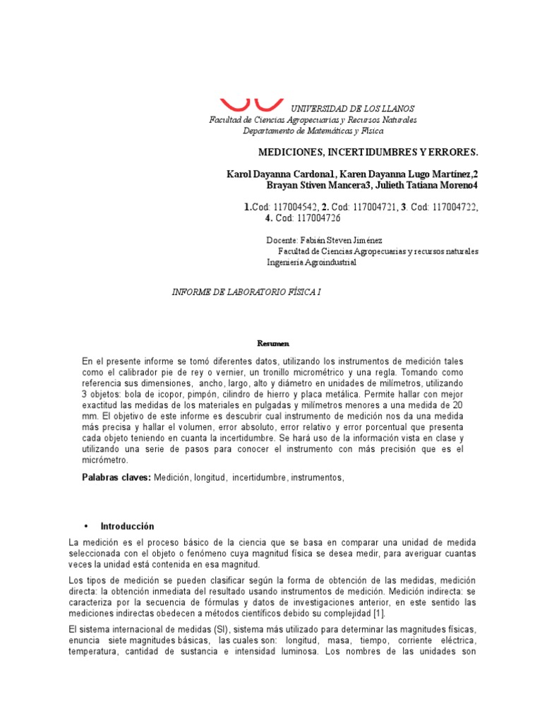 Formato de Informe | PDF