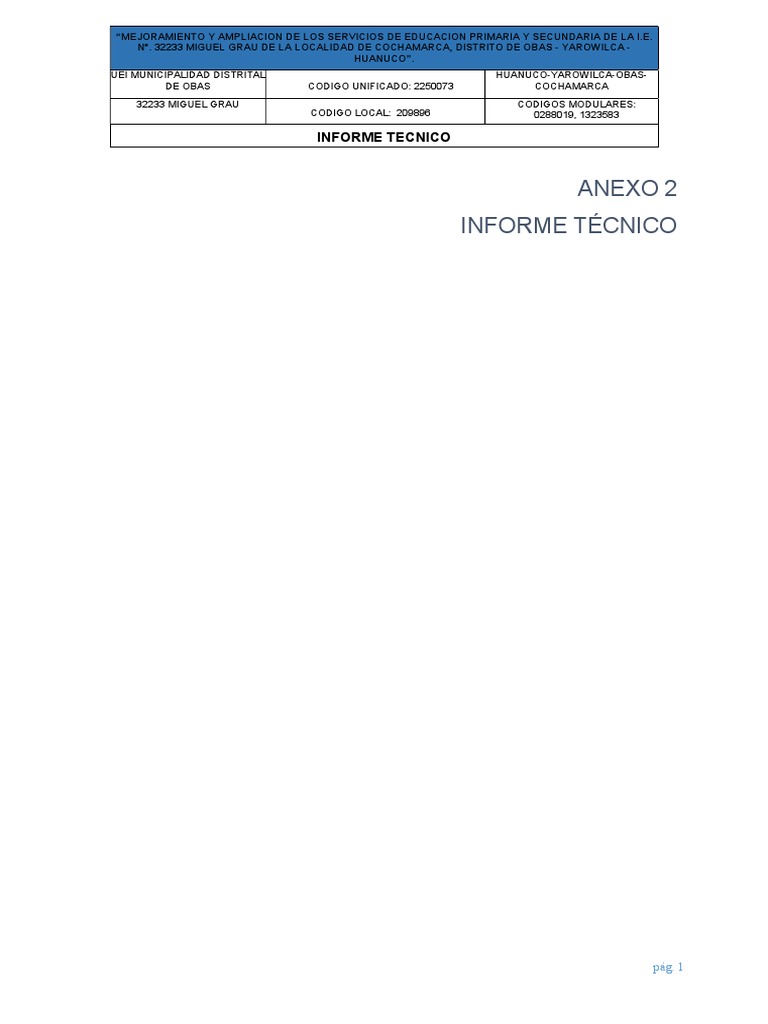 Inf Tec Demolicion - Obas PDF | PDF