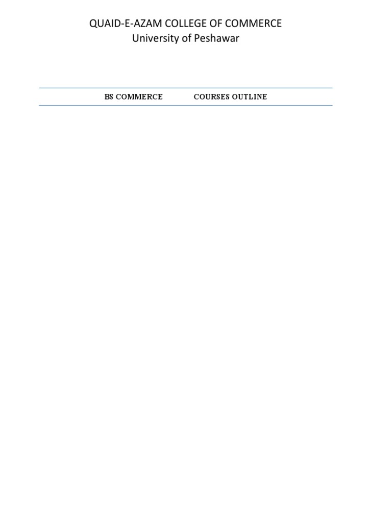 Bs Commerce | PDF | Derivative | Part Of Speech