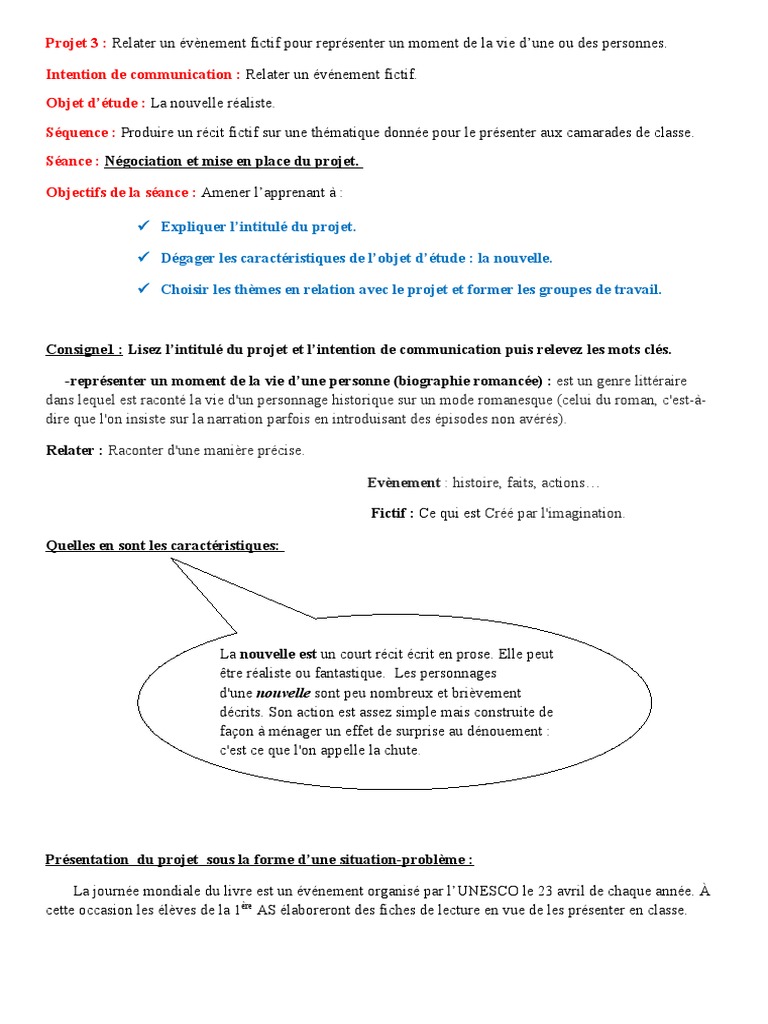 Nouvelle Réaliste Début | PDF | Arts du langage et discipline | Études des langues étrangères