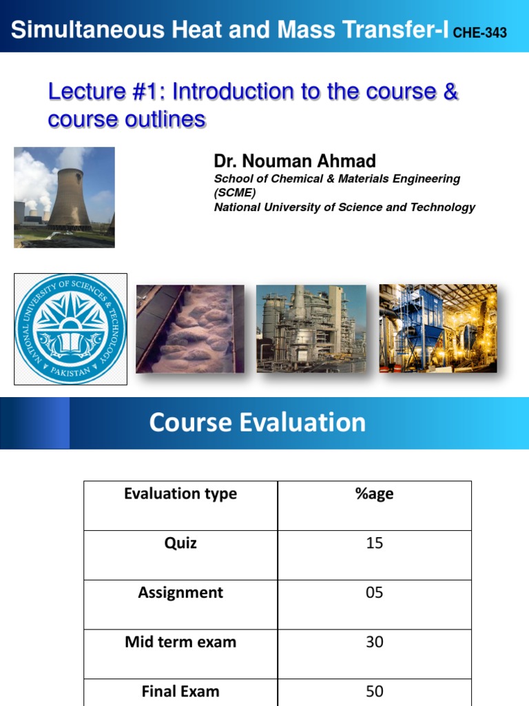 Lecture#1 12092022 | PDF | Humidity | Distillation