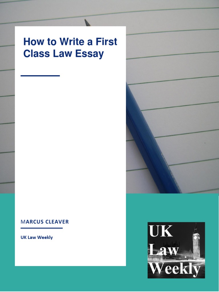 How To Write First Class Law Essays | PDF | Career & Growth
