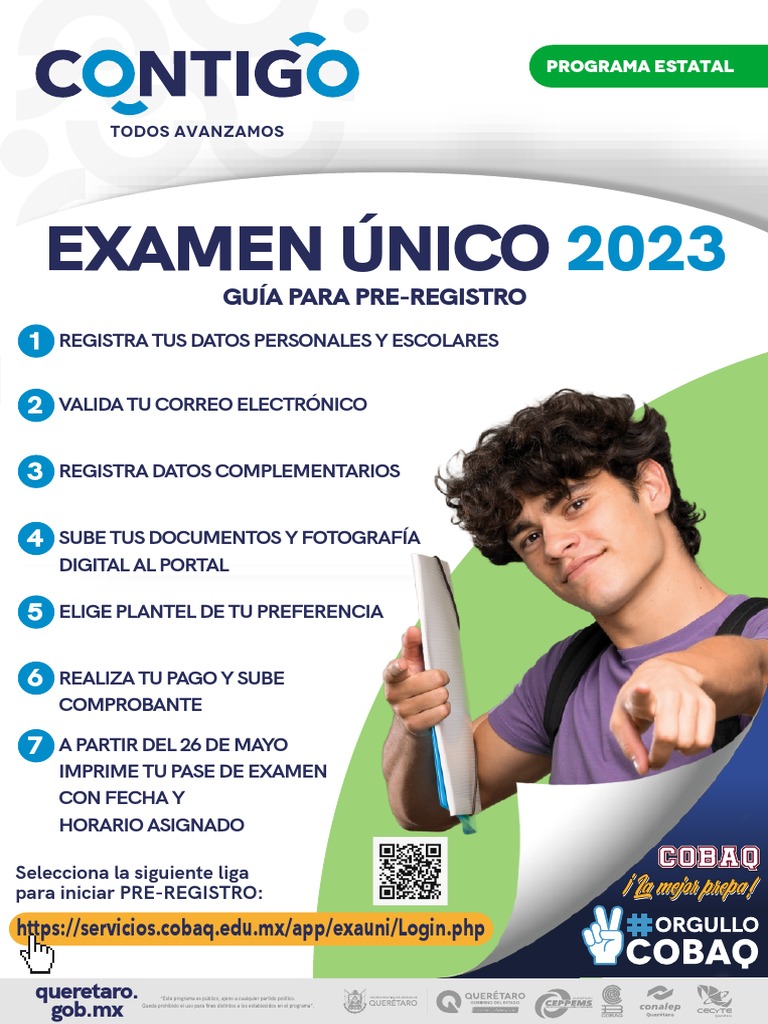Guia Pre-Registro Examen Unico 2023 PDF | PDF