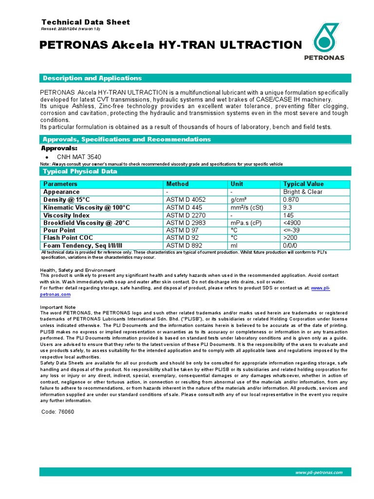 ESPECIFICACION HY-TRAN.pdf | PDF