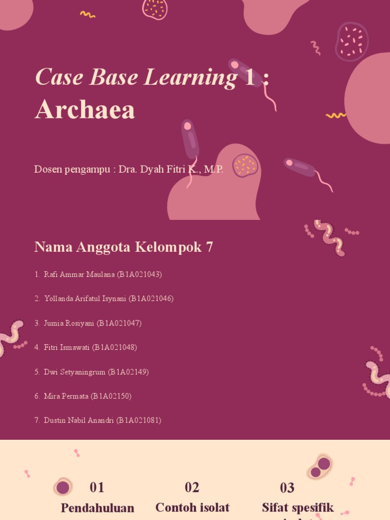 Archaea - CBL 1 - Kelompok 7 - Kelas A-1 | PDF