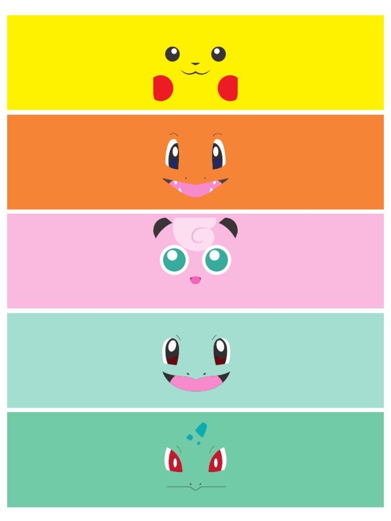 Pokemon Water Bottle Labels PDF | PDF